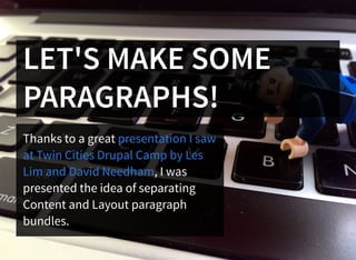 Bootstrap framework and drupal paragraphs | PPT