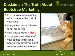 Bootstrap Marketing for Entrepreneurs | PPTX