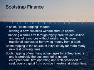 Bootstrap nov 2011 | PDF | Venture Capital | Business Banking & Finance