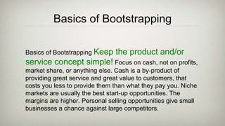 Bootstrapping by Boye Hartmann | PPT