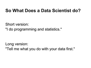 Bootstrapping Data Science | PPT