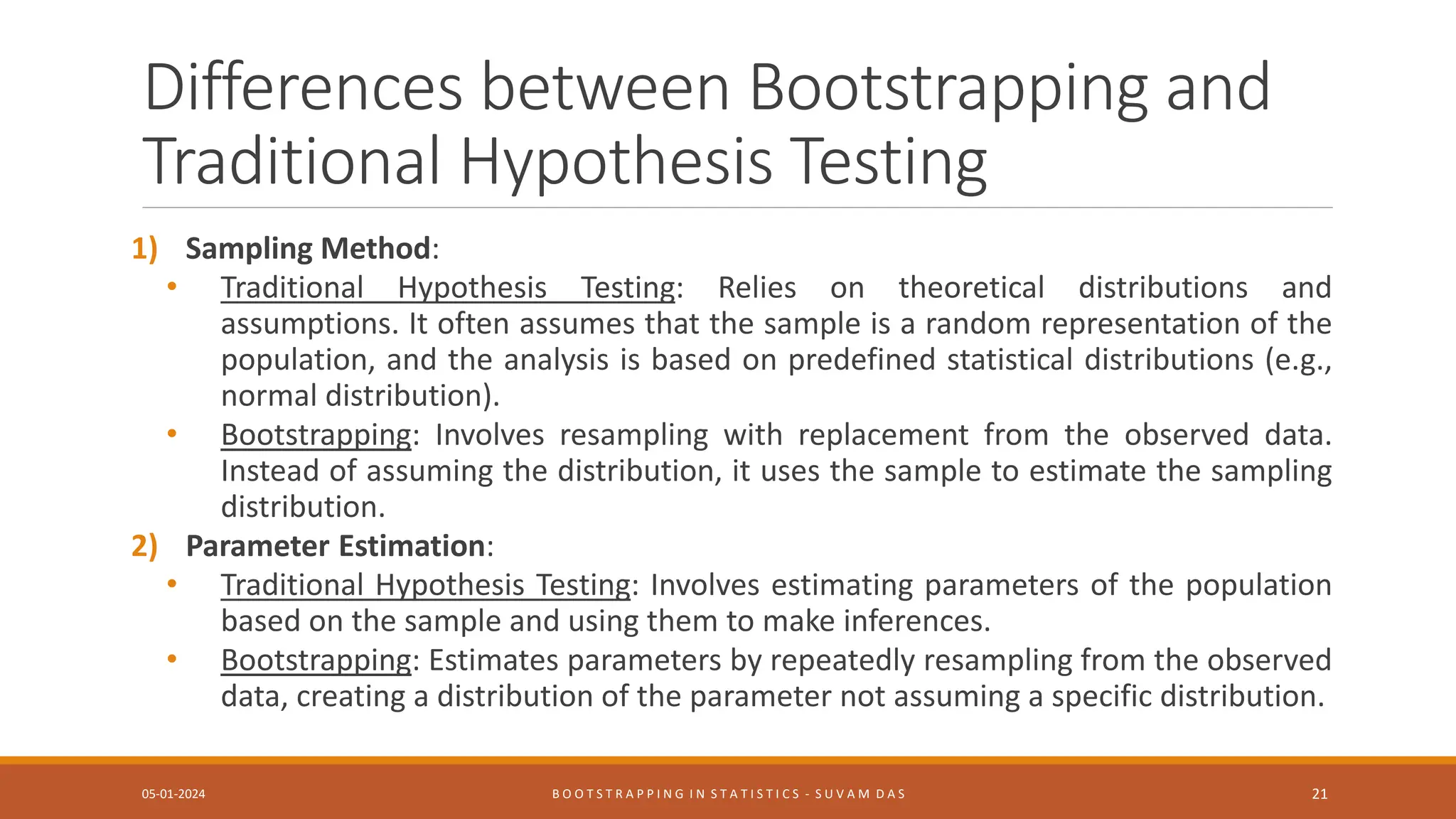 BOOTSTRAPPING IN STATISTICS | PPTX