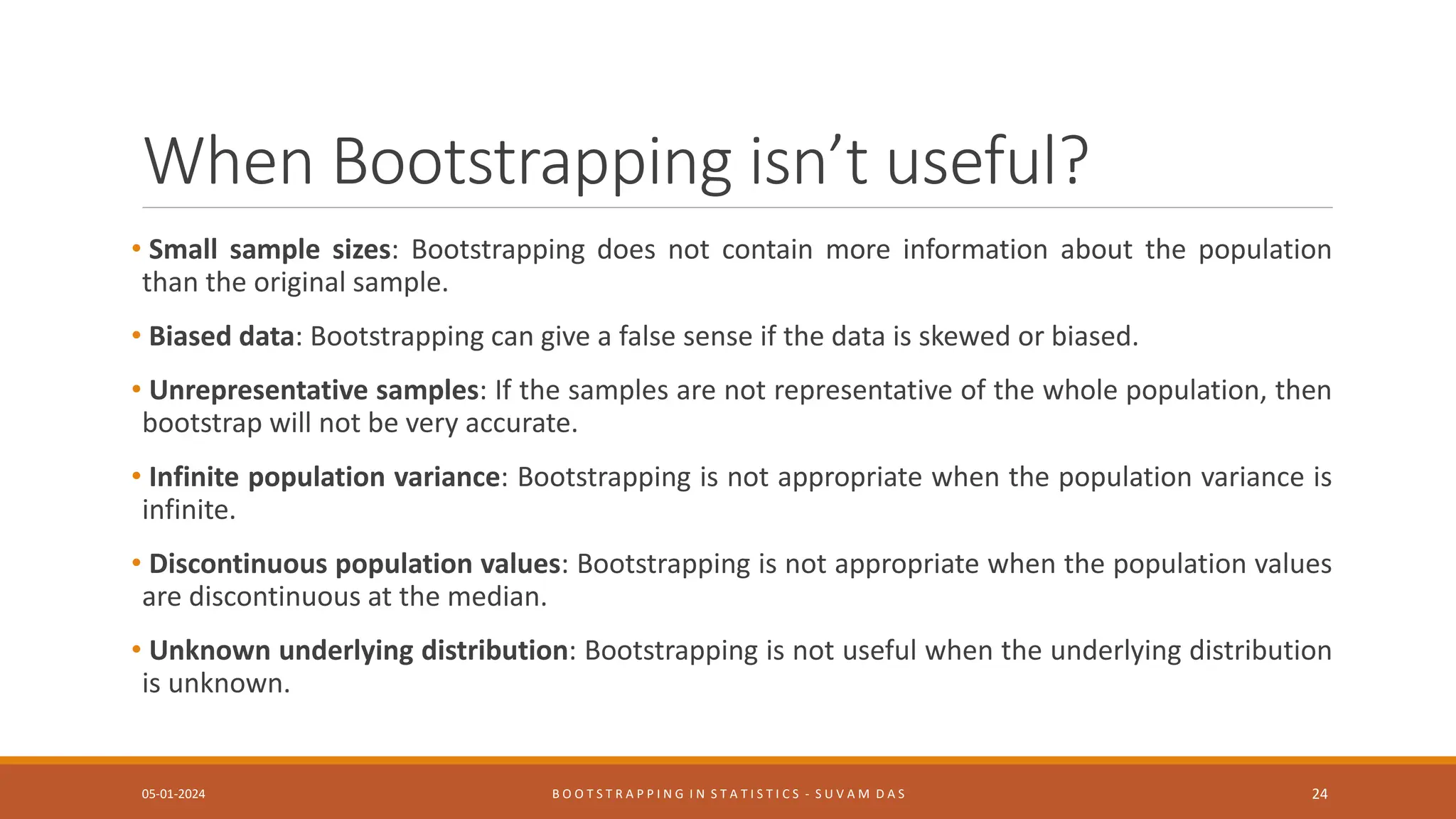BOOTSTRAPPING IN STATISTICS | PPTX