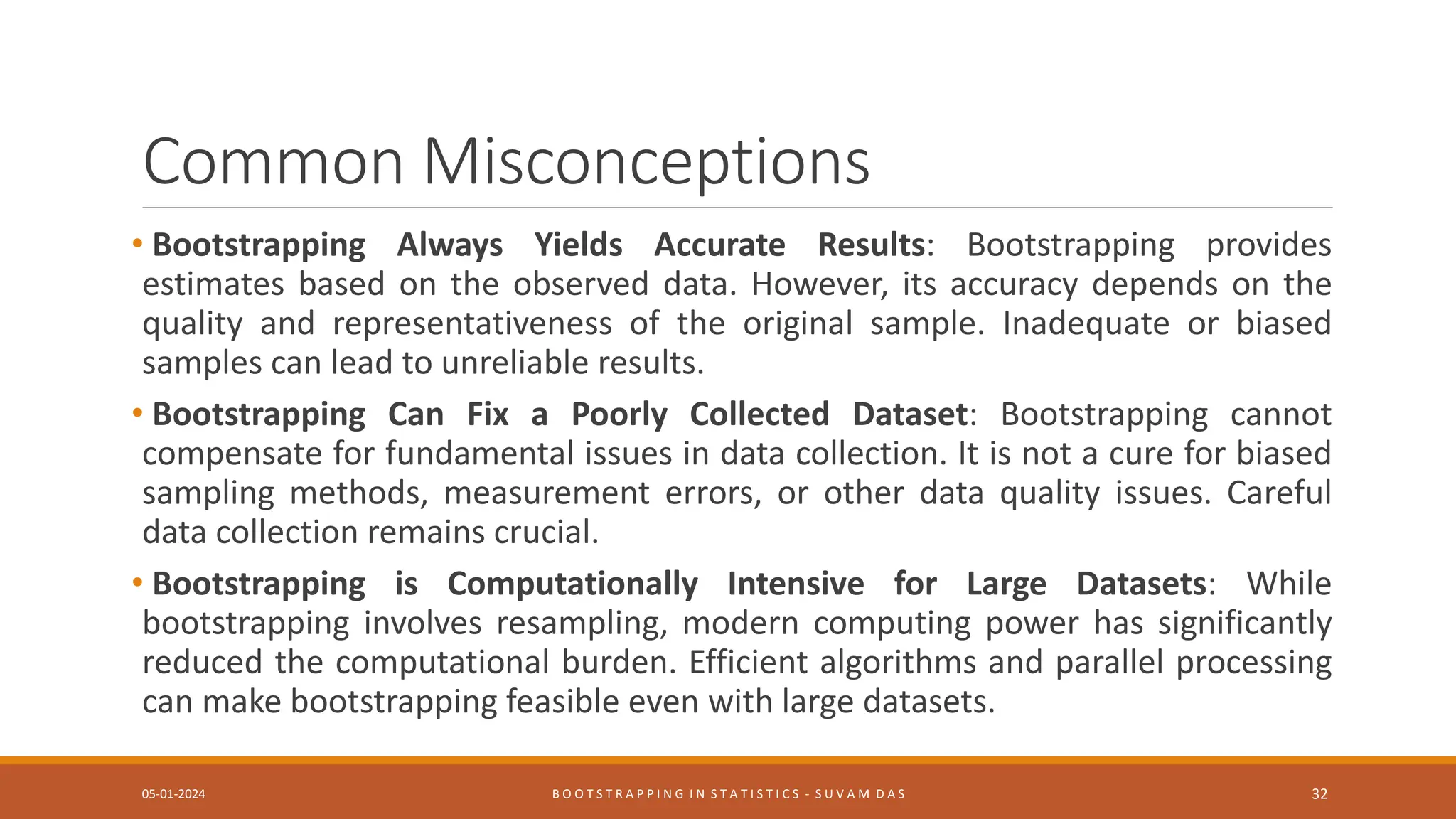 BOOTSTRAPPING IN STATISTICS | PPTX | Technology & Computing