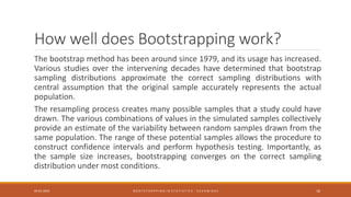 BOOTSTRAPPING IN STATISTICS | PPTX