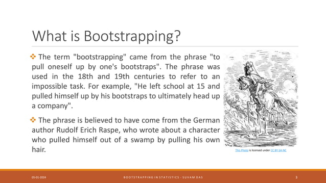 BOOTSTRAPPING IN STATISTICS | PPTX | Technology & Computing