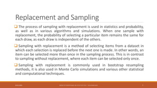 BOOTSTRAPPING IN STATISTICS | PPTX