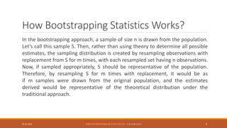 BOOTSTRAPPING IN STATISTICS | PPTX