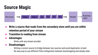 Bootstrapping state in Apache Flink | PPT