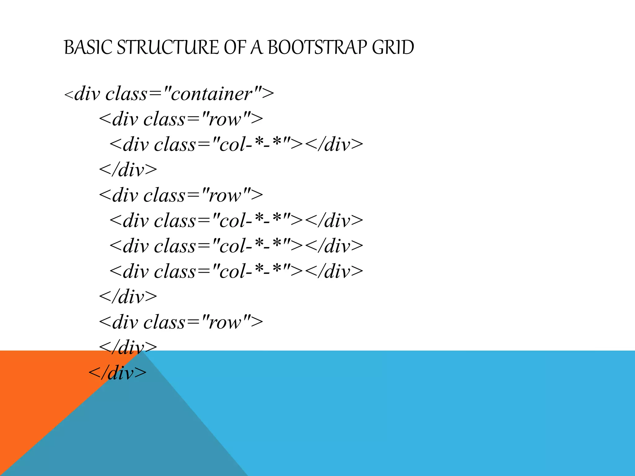 Bootstrap ppt | PPTX