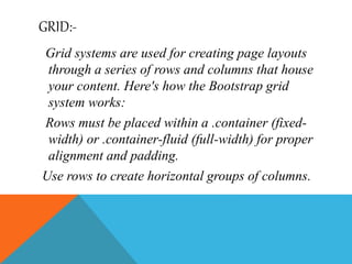 Bootstrap ppt | PPTX