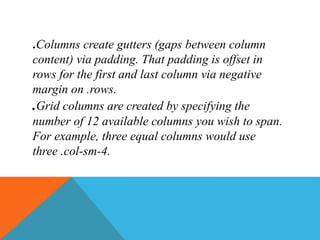 Bootstrap ppt | PPTX