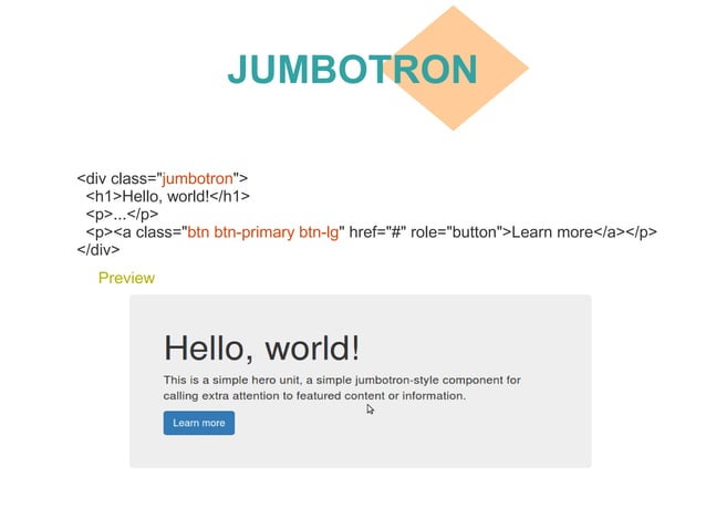 Bootstrap Components Quick Overview | PPT