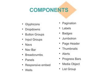 Bootstrap Components Quick Overview | PPT