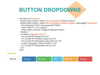 Bootstrap Components Quick Overview | PPT