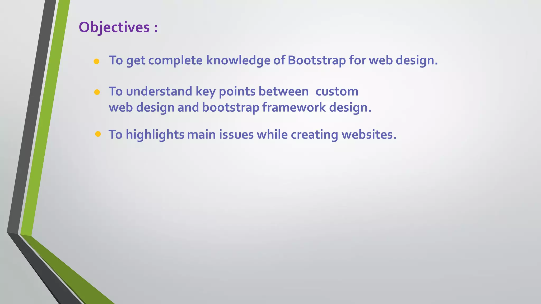 Bootstrap seminar presentation | PDF | Web Design and HTML | Internet