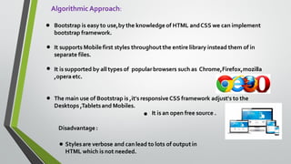 Bootstrap seminar presentation | PDF | Web Design and HTML | Internet
