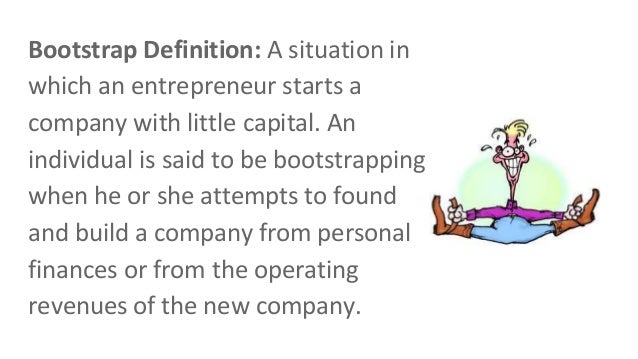 Bootstrapping Your Startup