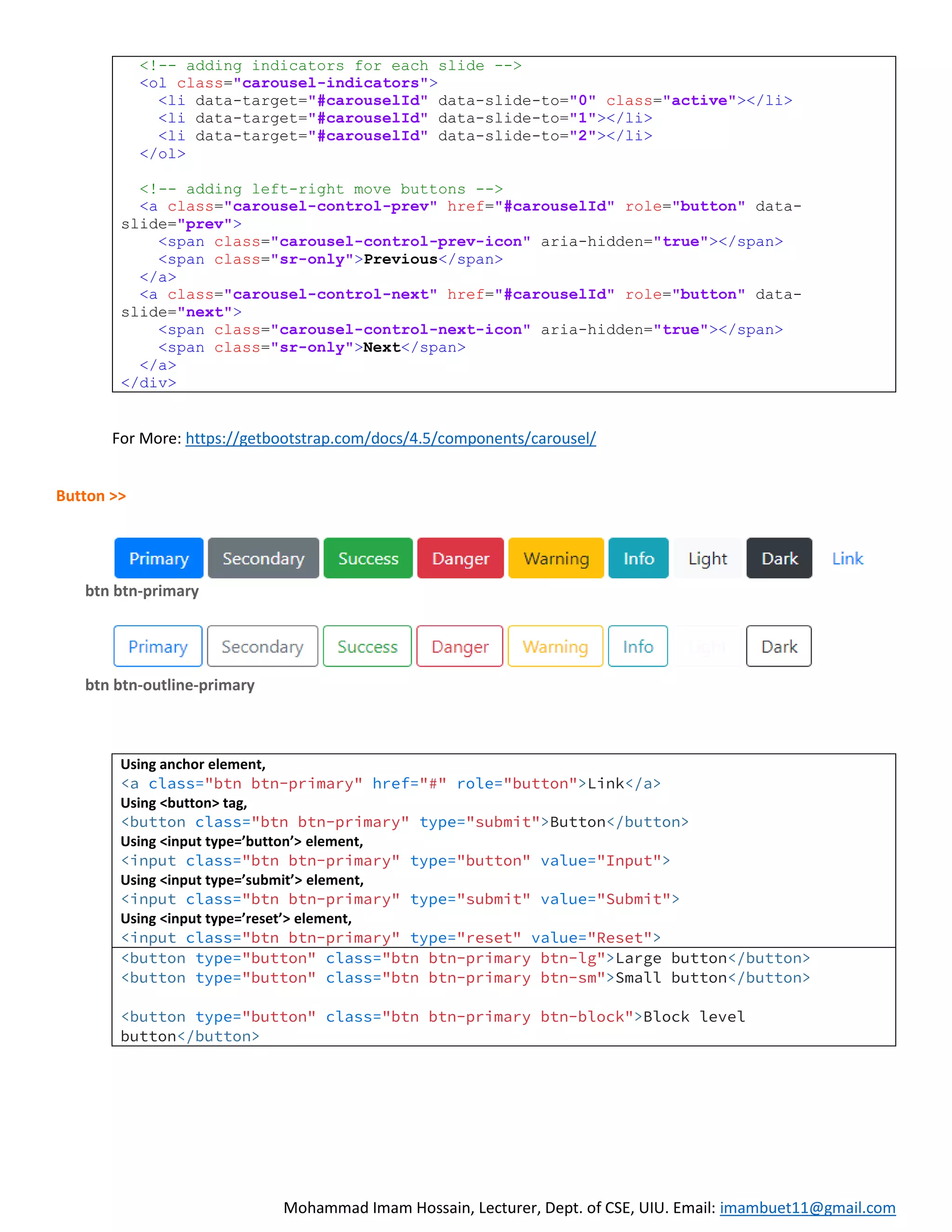 Web 3 | Bootstrap | PDF