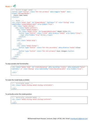 Web 3 | Bootstrap | PDF