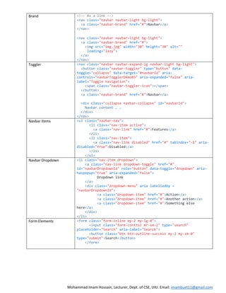 Web 3 | Bootstrap | PDF