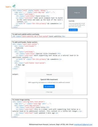 Web 3 | Bootstrap | PDF