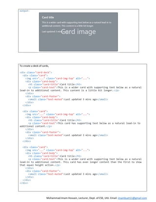 Web 3 | Bootstrap | PDF