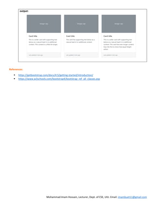 Web 3 | Bootstrap | PDF