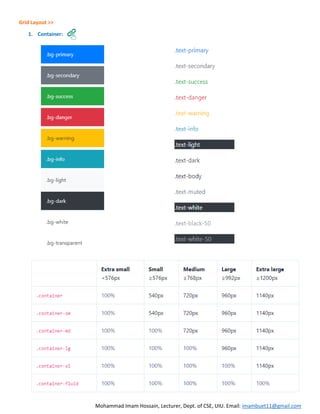 Web 3 | Bootstrap | PDF
