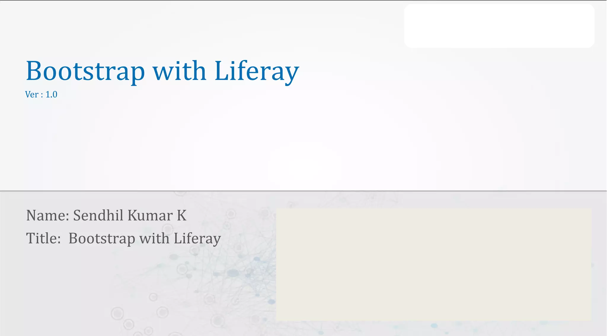 Bootstrap With Liferay Ppt 