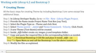 Bootstrap with liferay | PPT