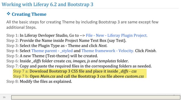 Bootstrap with liferay | PPT
