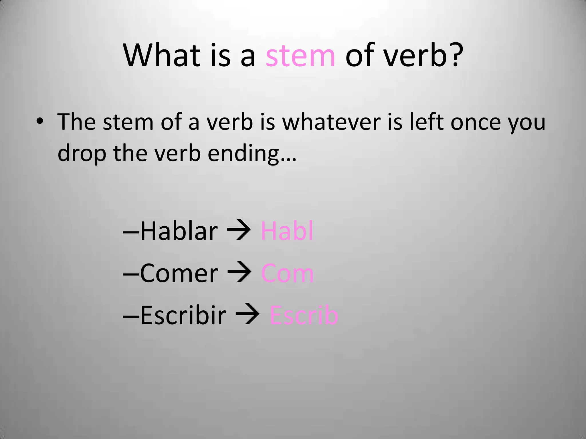 Boot verbs | PPT