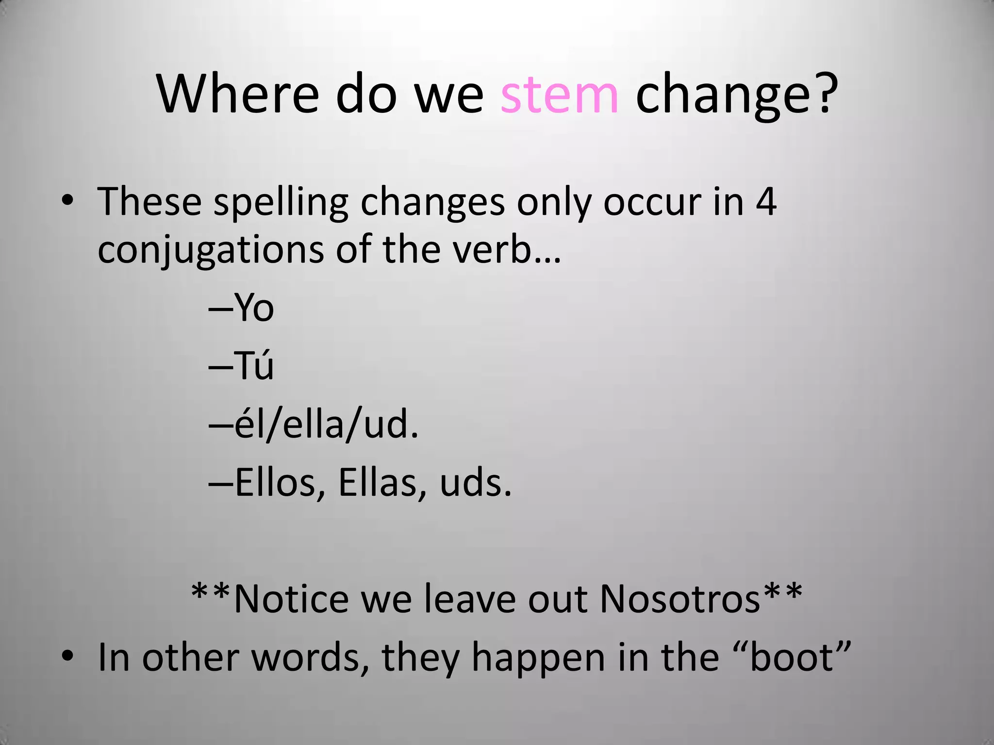 Boot verbs | PPT