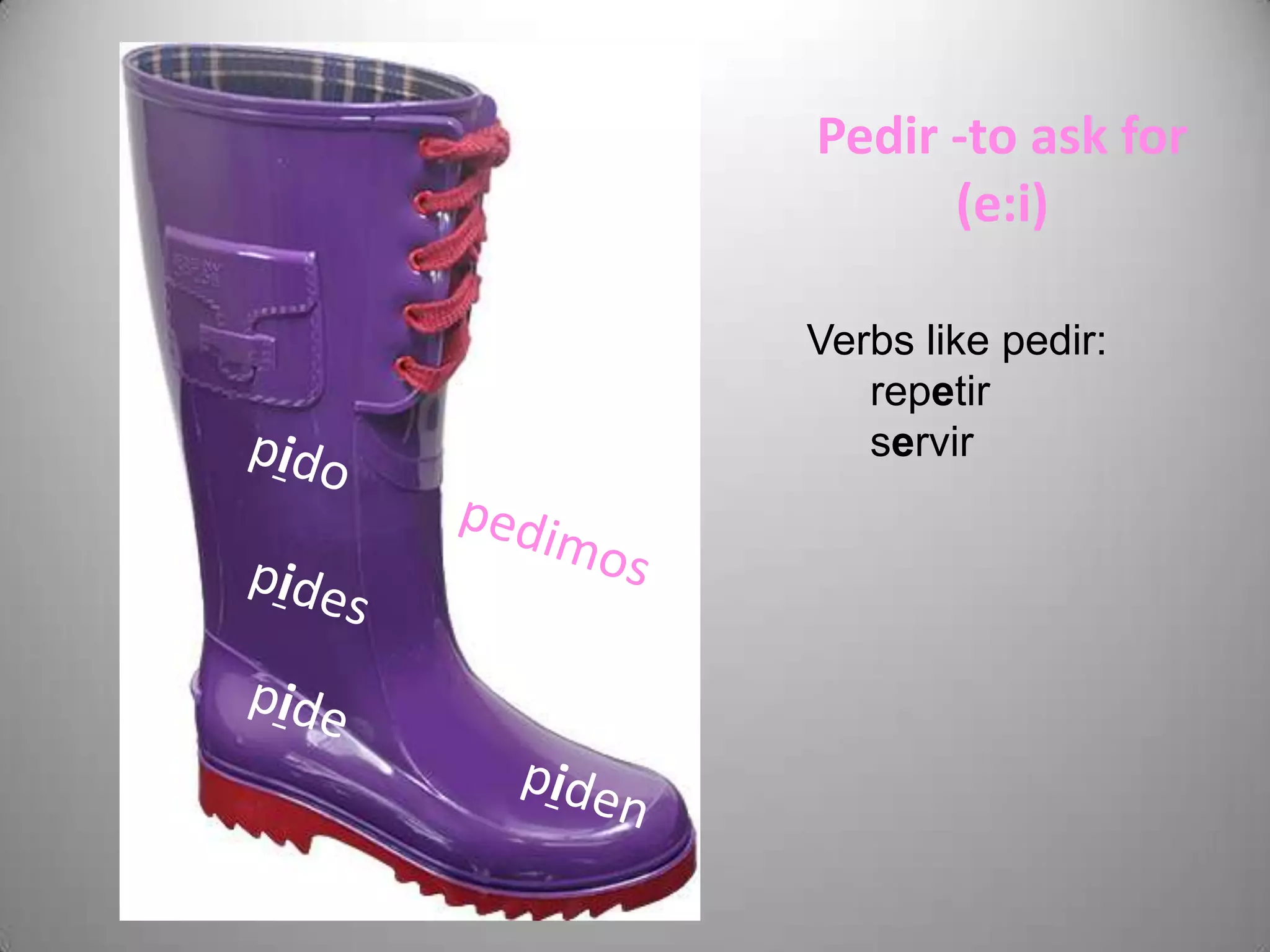 Boot verbs | PPT
