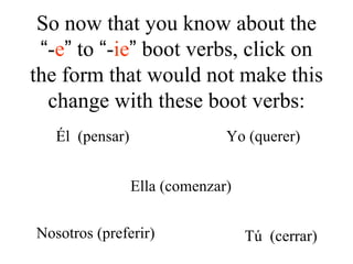 Boot verbs | PPT