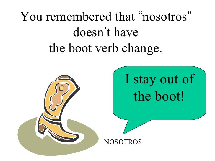 Boot verbs
