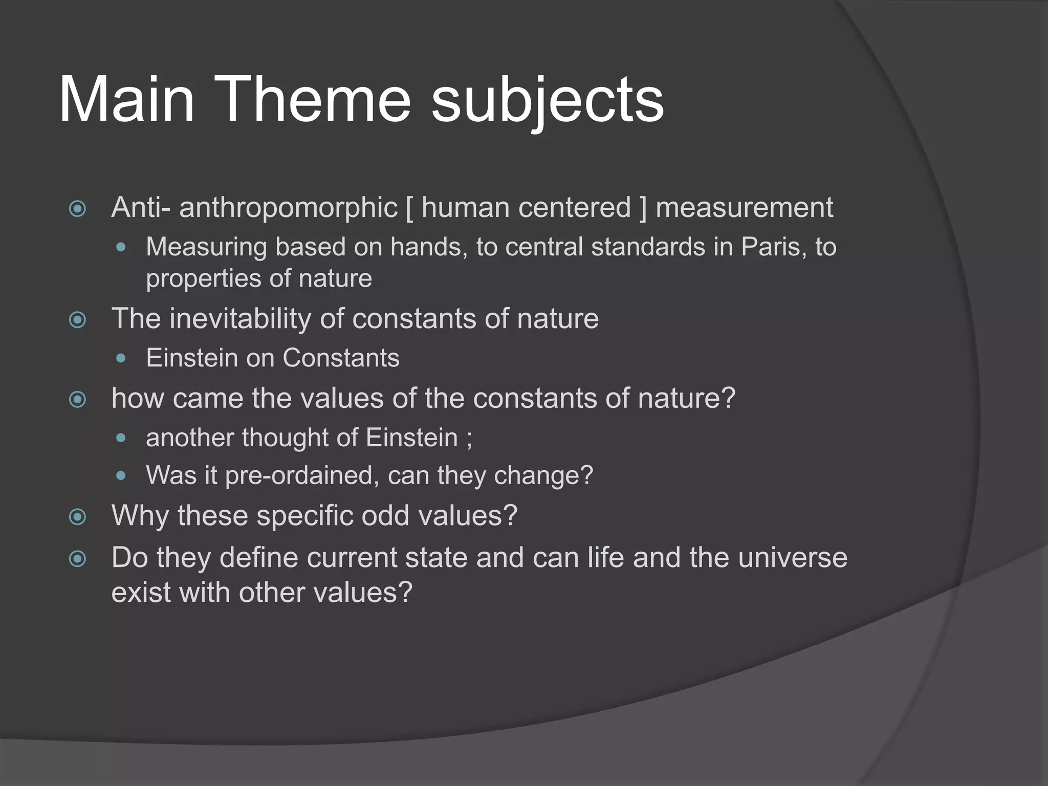 constants nature John Barrow A Book Summary | PPTX