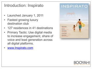 Social Media ROI Case Study on Inspirato | PPT