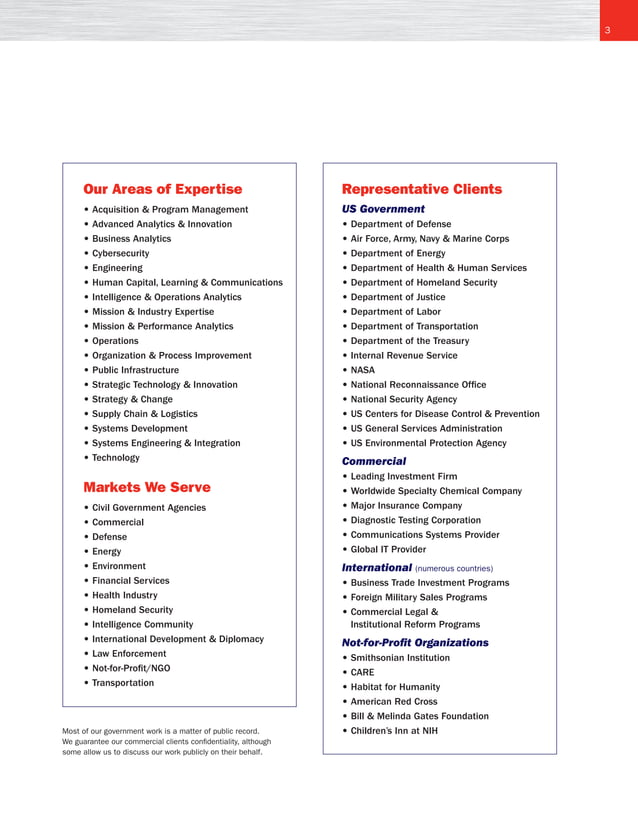 Booz allen capabilities_and_expertise_brochure | PDF | Management ...