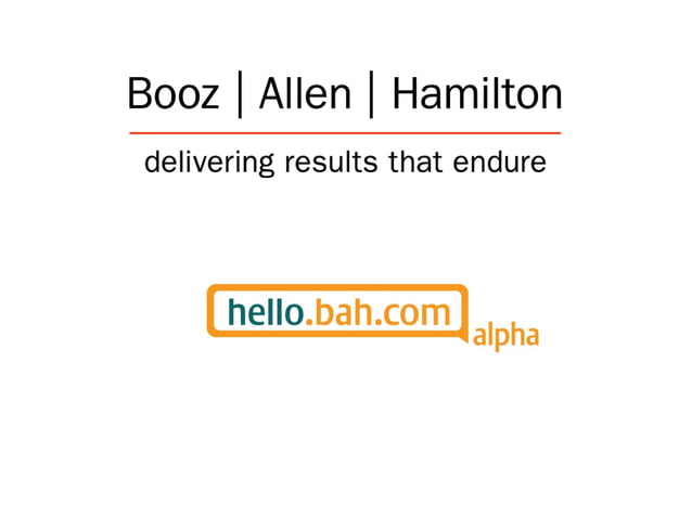 Booz Allen Hamilton - KM presentation to UNDP | PDF | Search | Internet
