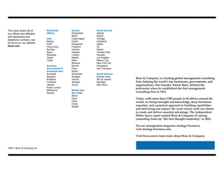 Booz & co campaigns to capabilities-social-media-and-marketing-2011 | PDF