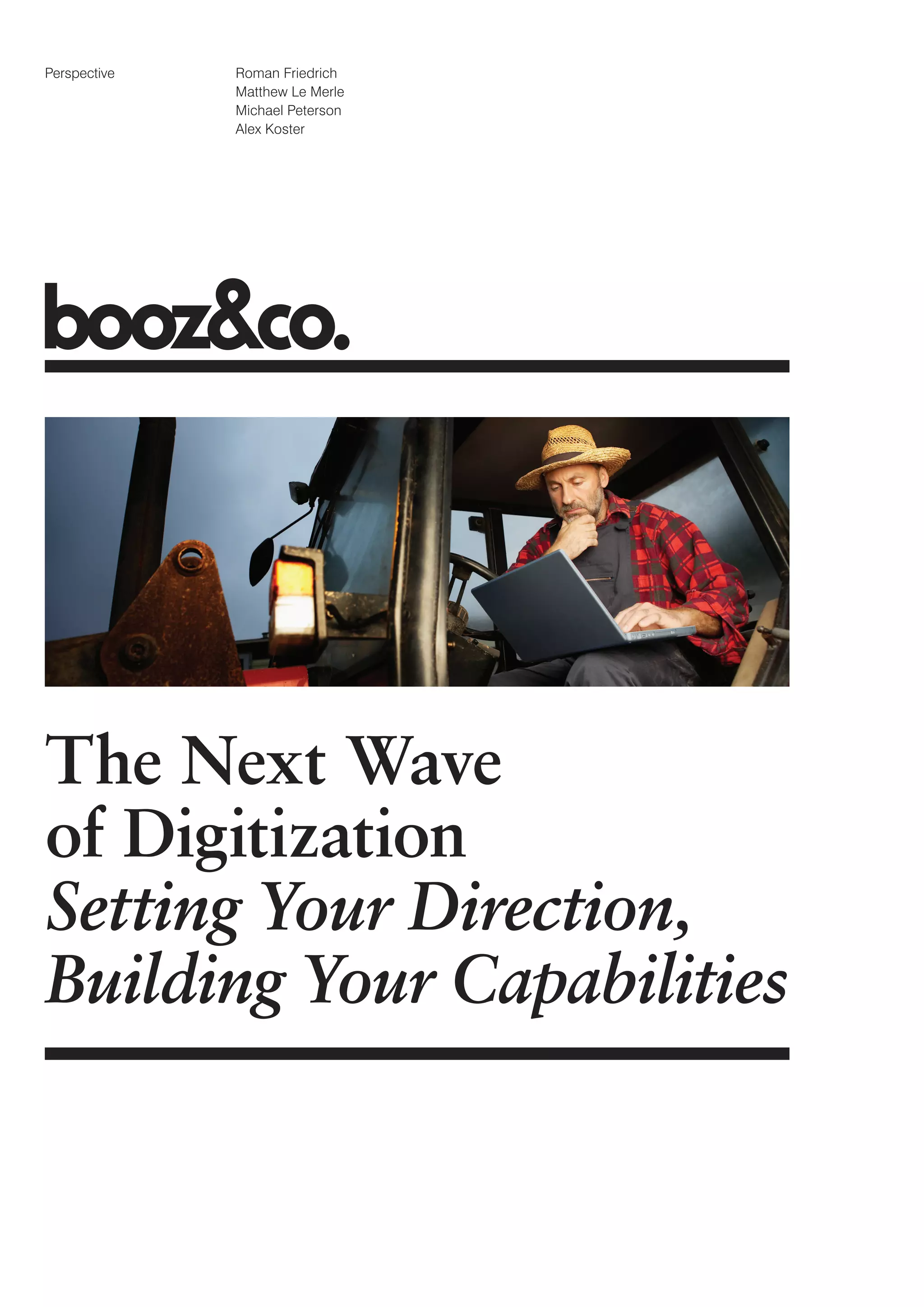 Booz Co Next Wave Of Digitization | PDF