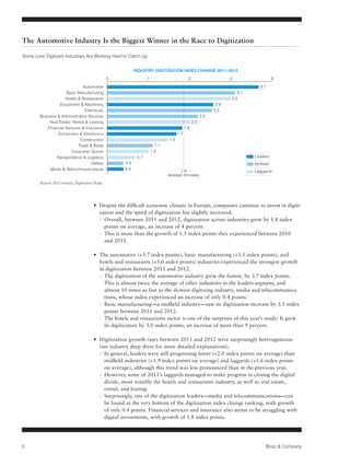 The 2012 Industry Digitization Index | PDF