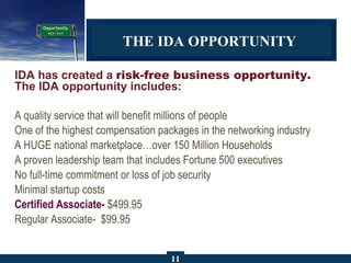 IDA Business Opportunity | PPT