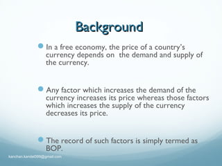 Balance of Payment (BOP) | PPT