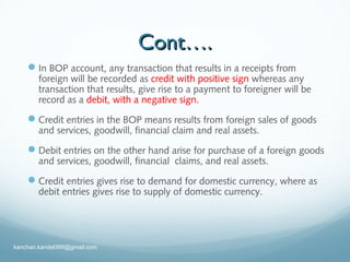 Balance of Payment (BOP) | PPT