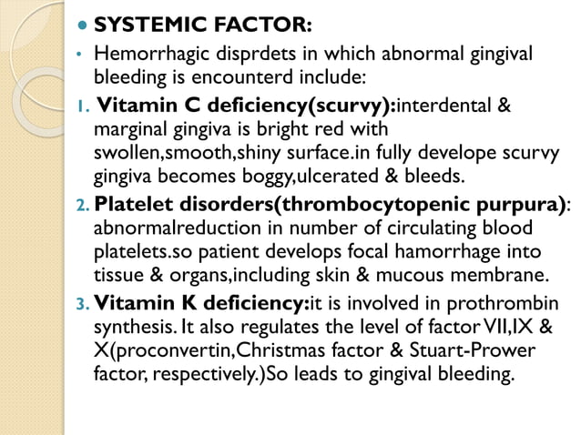 BLEEDING ON PROBING - PERIODONTICS | PPTX