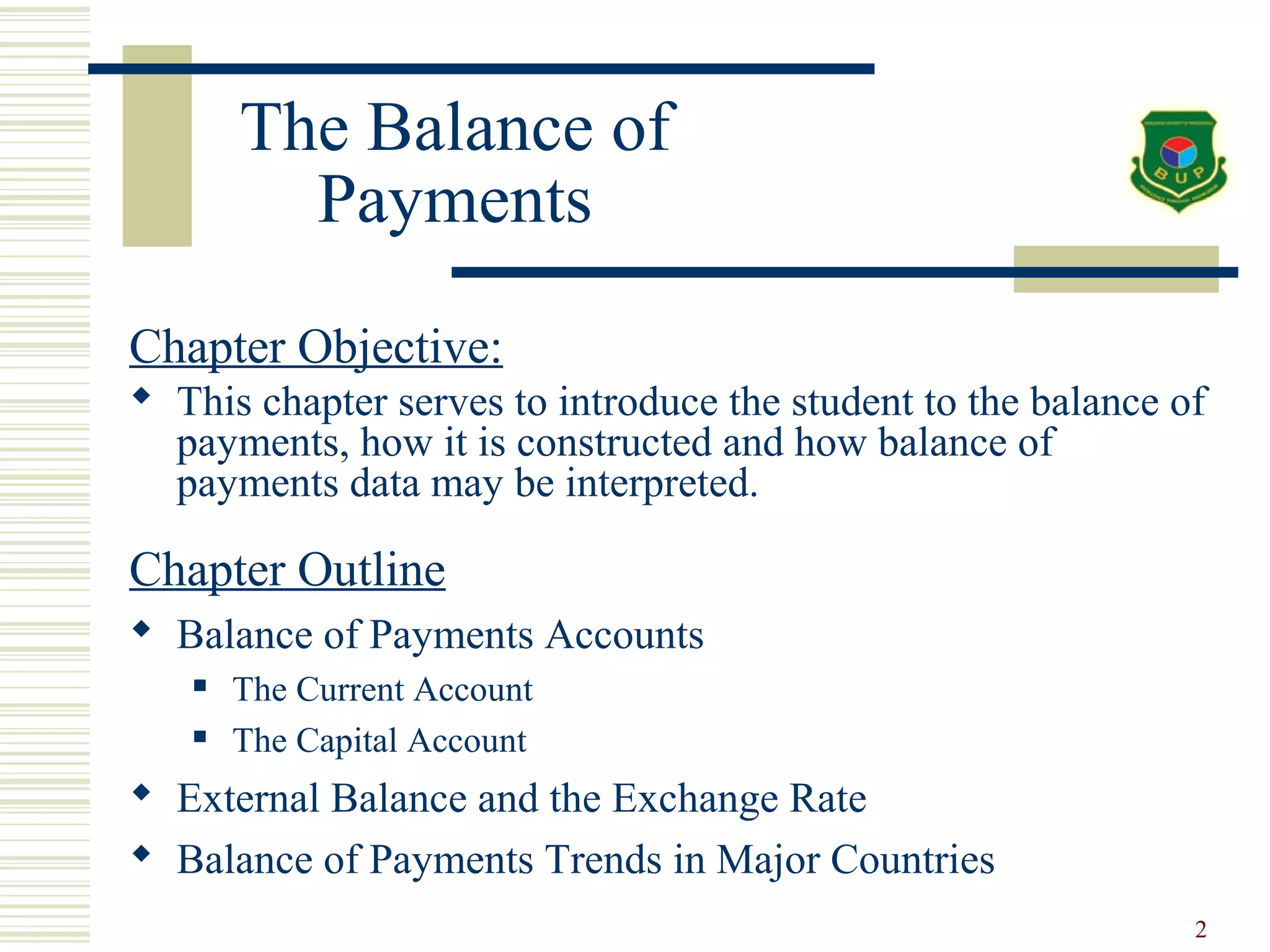 Balance of Payments | PPT