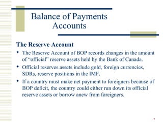 Balance of Payments | PPT